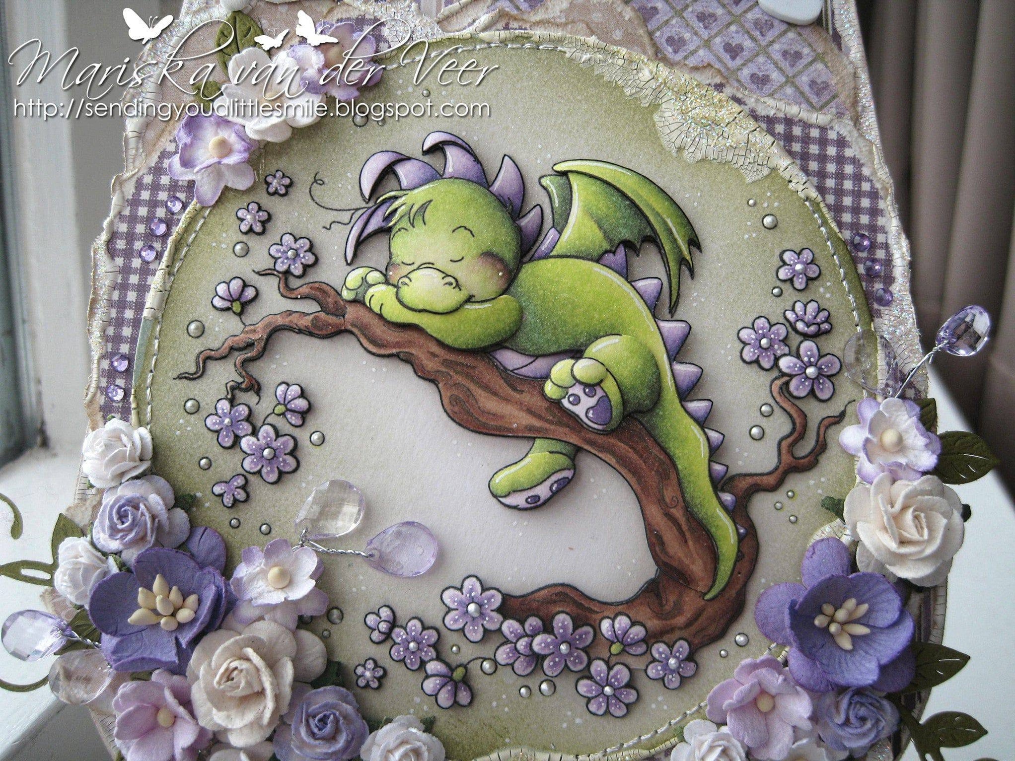 Dreamy Dragon - Digital Stamp– Whimsy Stamps