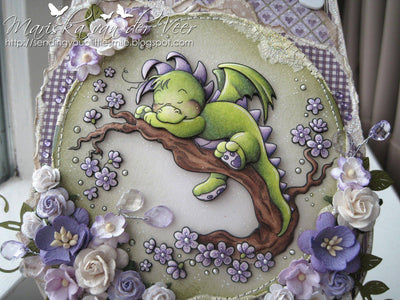 Dreamy Dragon - Digital Stamp– Whimsy Stamps