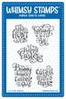 Easter Sentiments Clear Stamps | Whimsy Stamps