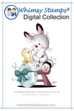 Easter Bunny - Digital Stamp | Whimsy Stamps