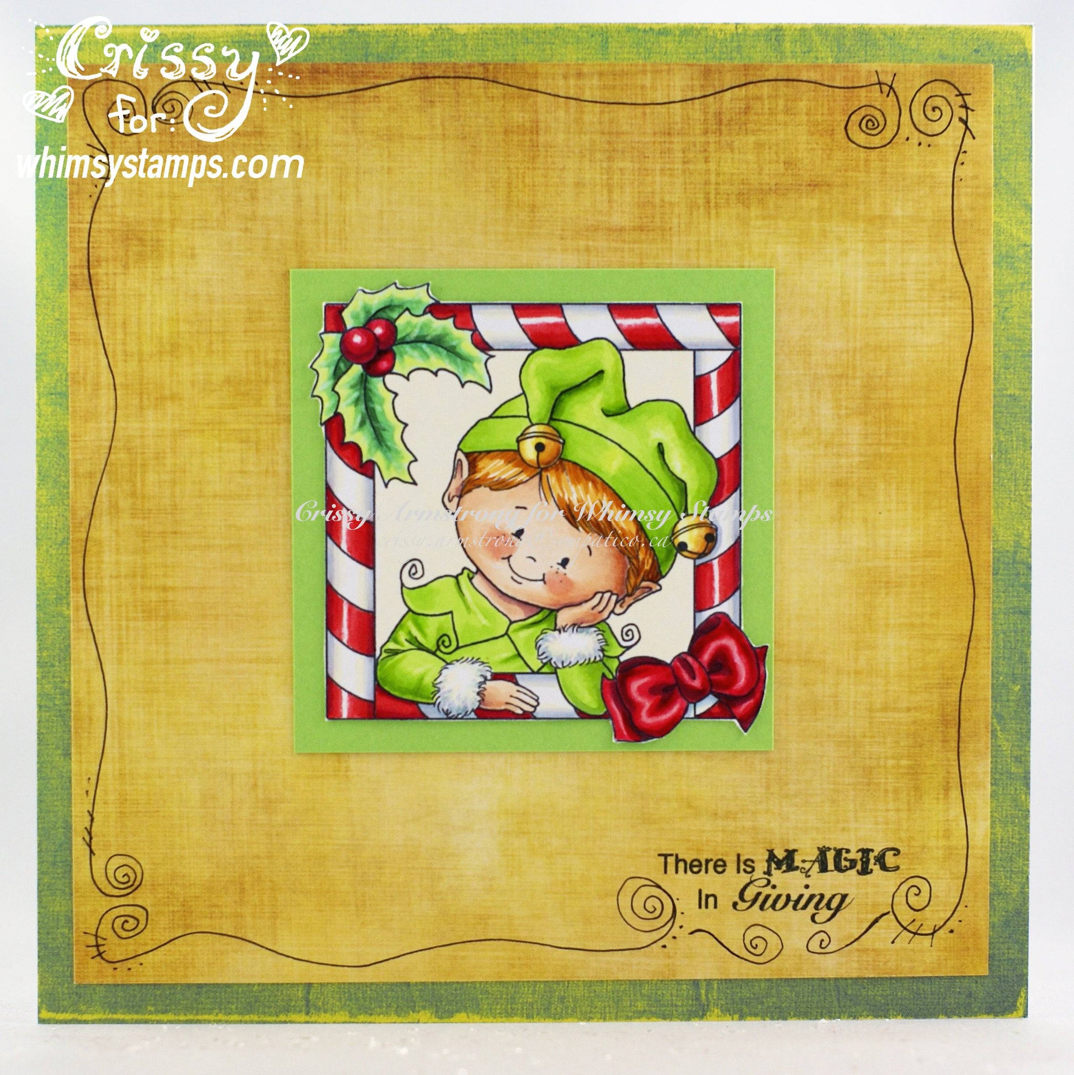 Elf Frame - Digital Stamp– Whimsy Stamps