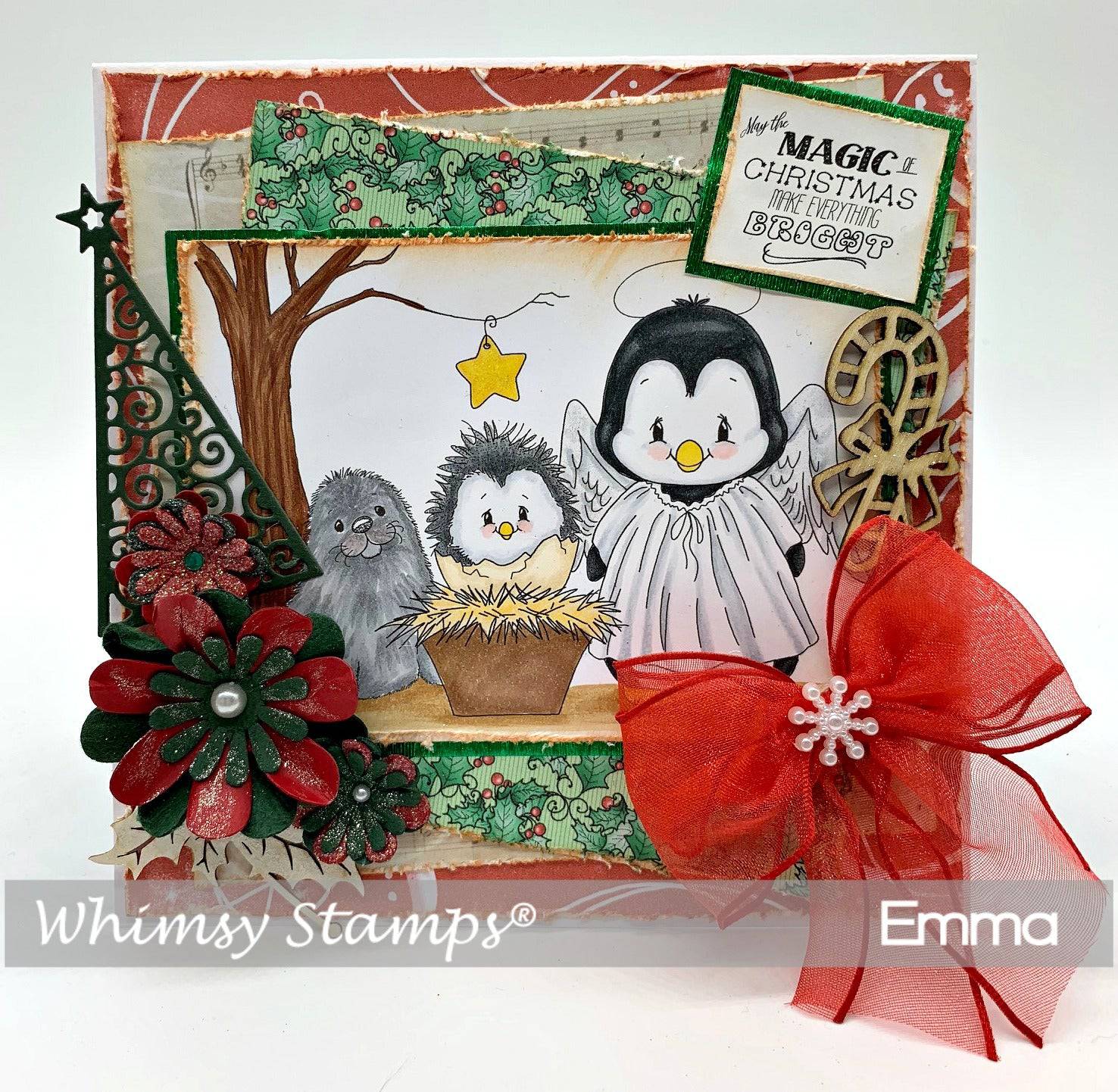 Penguin Nativity - Digital Stamp– Whimsy Stamps