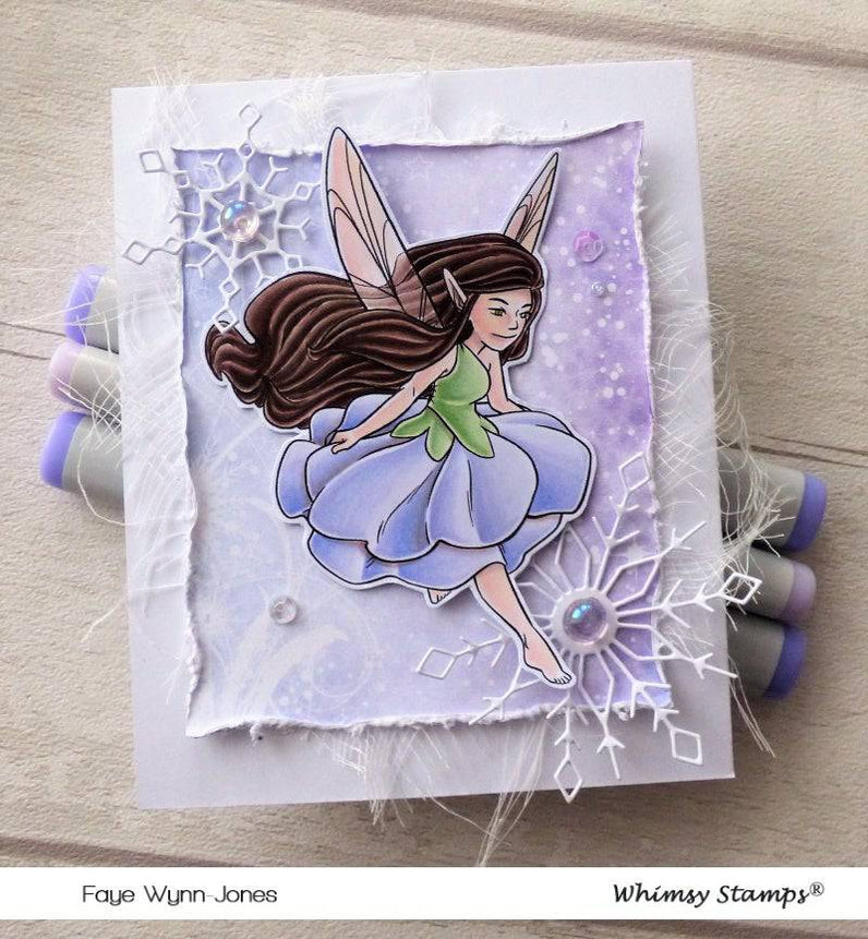 6x6 Paper Pack - Blurry Flurries– Whimsy Stamps