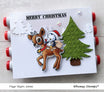 Christmas Deer Clear Stamps | Whimsy Stamps