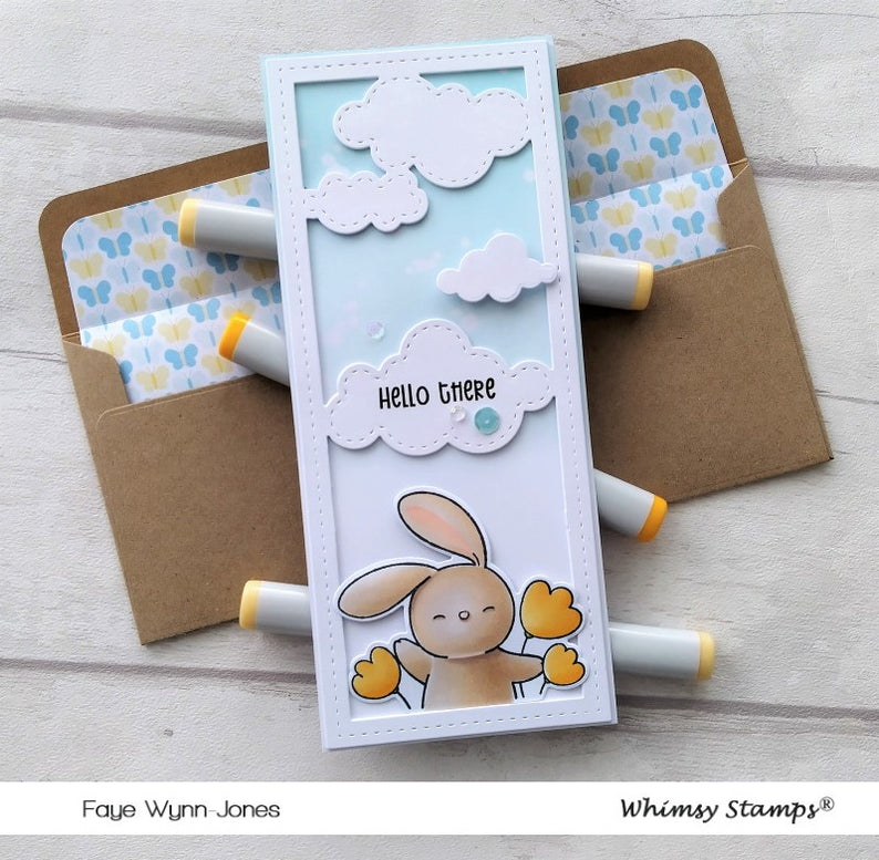 Slimline Envelope Builder Die Set– Whimsy Stamps