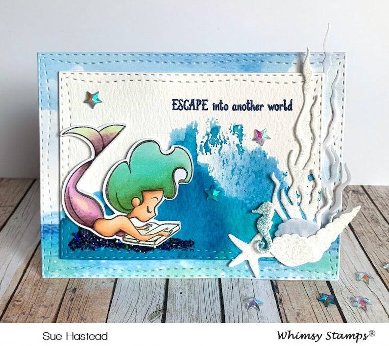 Wonky Stitched Rectangles Die Set– Whimsy Stamps