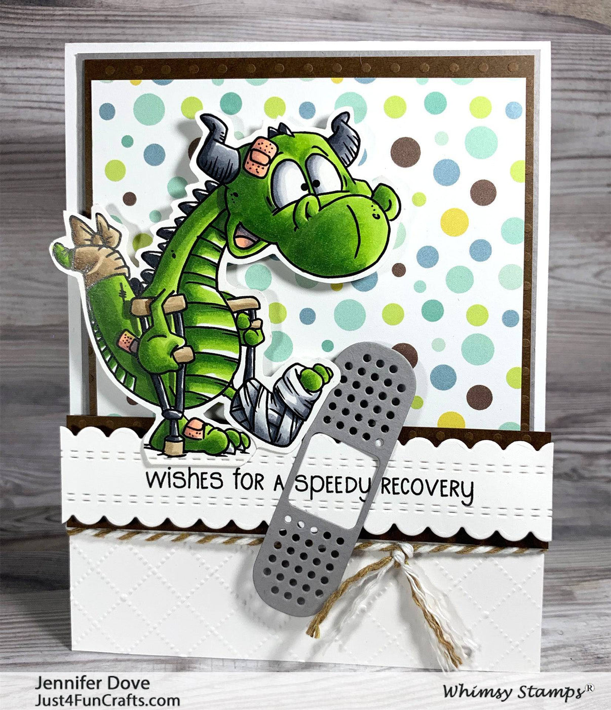 Get Well Dragons Clear Stamps– Whimsy Stamps