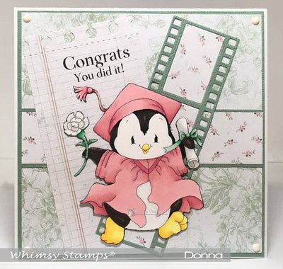 Penguin Graduation - Digital Stamp– Whimsy Stamps