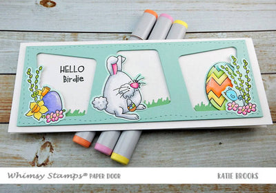Spring Bunnies Clear Stamps– Whimsy Stamps