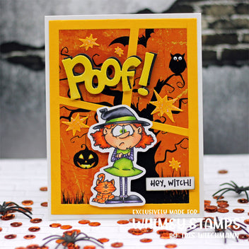 Poof! Word Die Set – Whimsy Stamps