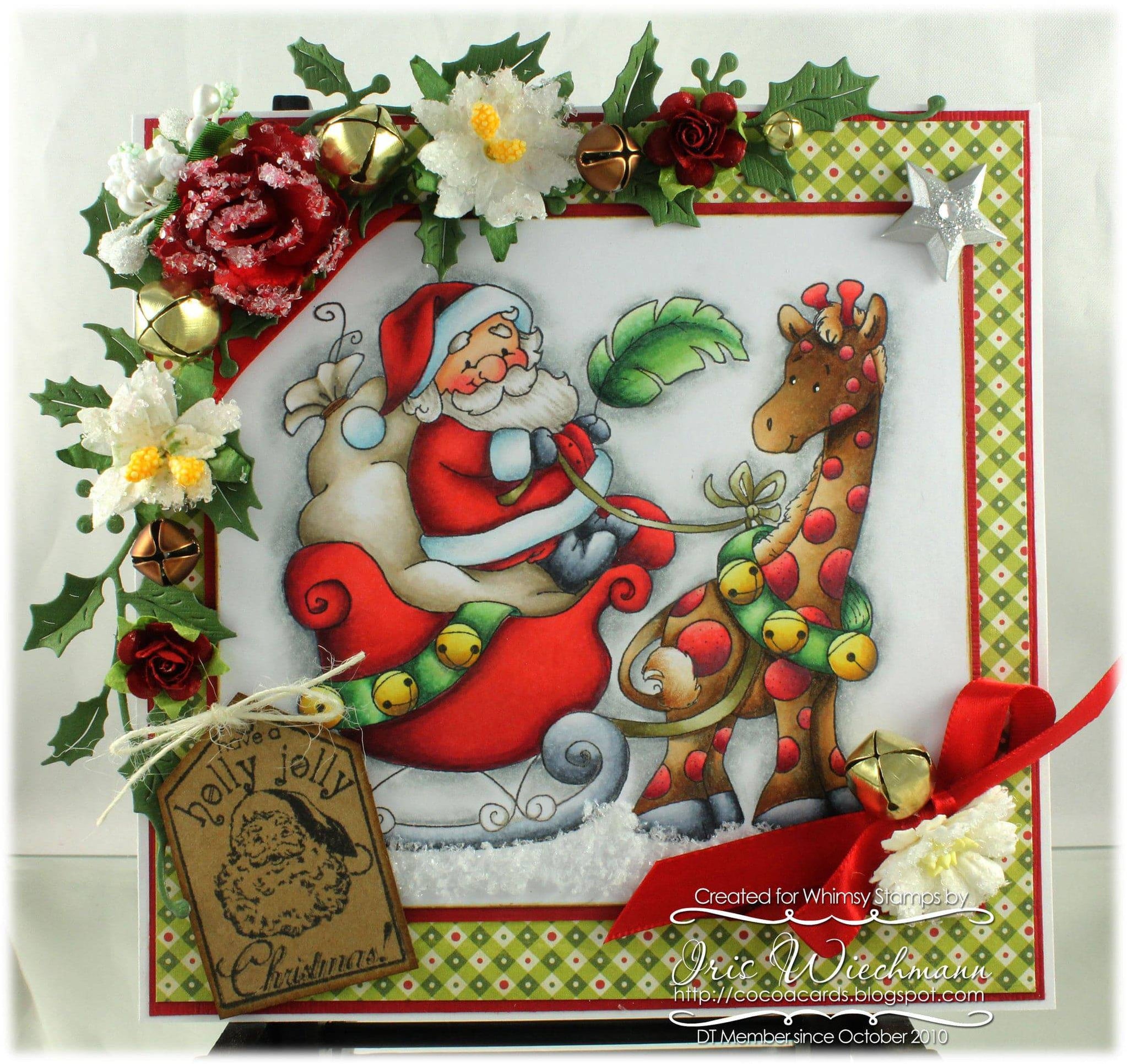 Jungle Bells Three - Giraffe - Digital Stamp– Whimsy Stamps