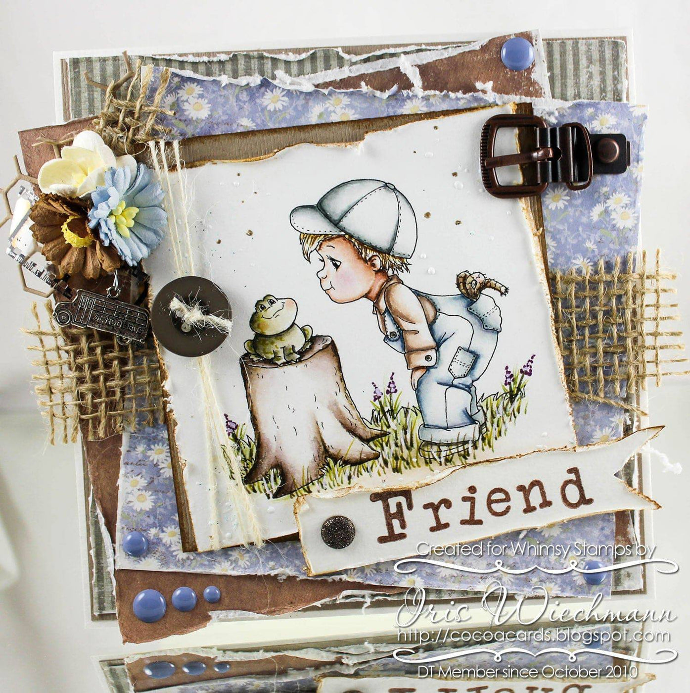Frog Friend - Digital Stamp– Whimsy Stamps