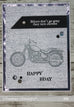 Biker Kickstart My Heart Clear Stamps – Whimsy Stamps