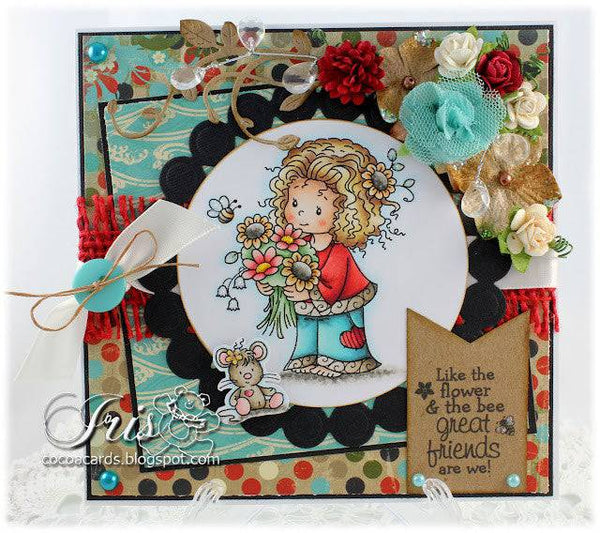 Wee Love You Bunches - Digital Stamp | Whimsy Stamps