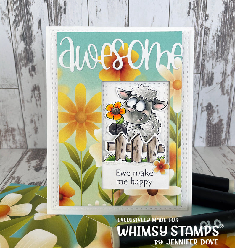 Friend Like Ewe Clear Stamps– Whimsy Stamps