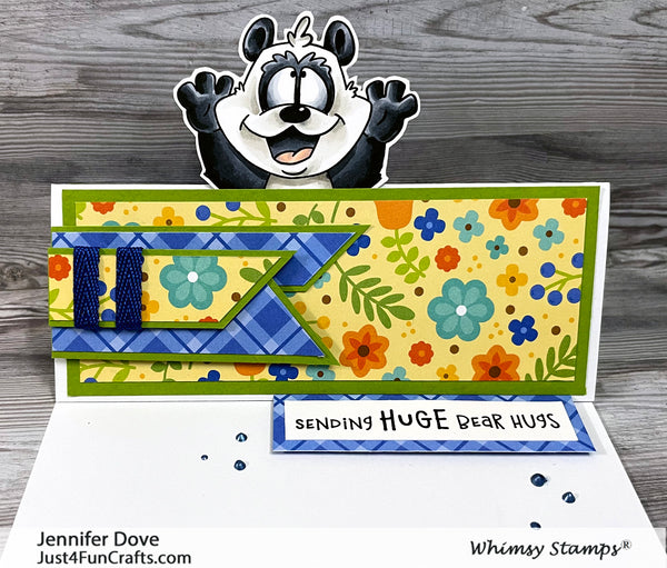 Panda Peekers Clear Stamps | Whimsy Stamps