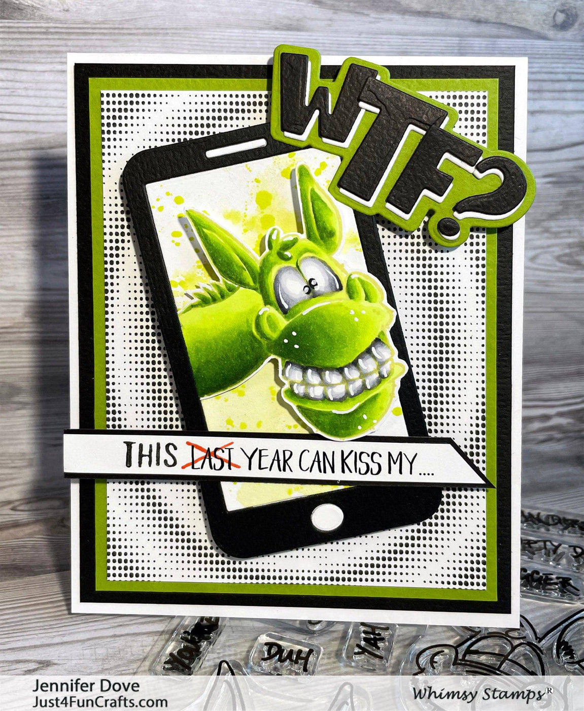 Wonky Donkey Clear Stamps– Whimsy Stamps