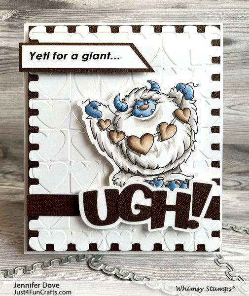 Yeti for Love Clear Stamps | Whimsy Stamps