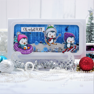 Penguin Snow Days Clear Stamps | Whimsy Stamps