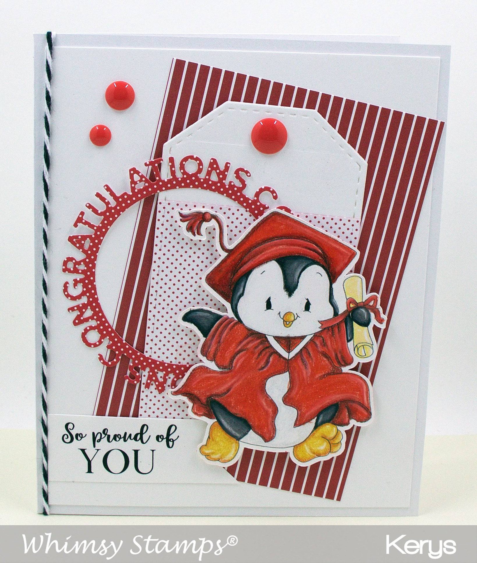 Penguin Graduation - Digital Stamp– Whimsy Stamps