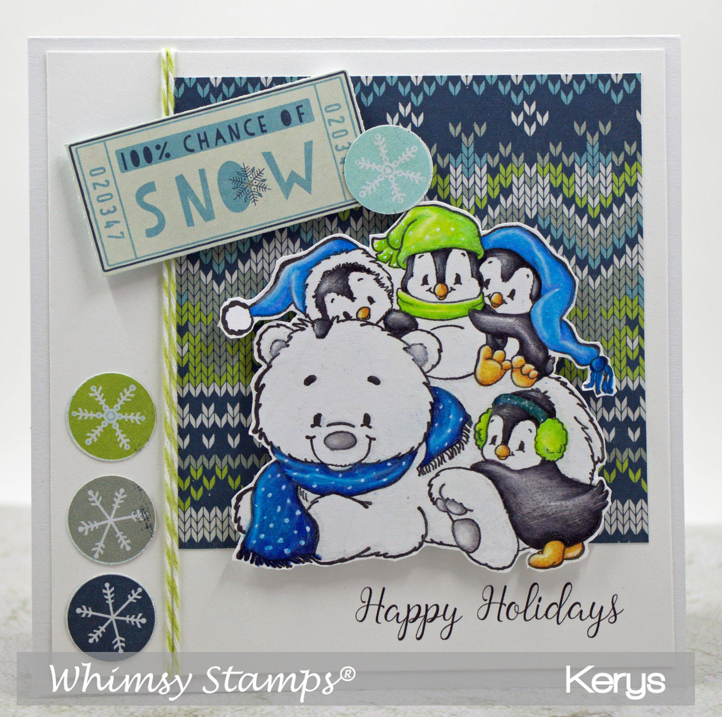 Penguin Polar Express - Digital Stamp– Whimsy Stamps