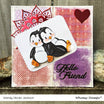 Penguin Lean on Me Clear Stamps – Whimsy Stamps