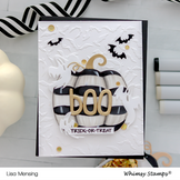 Slimline Embossing Folder - Bats Galore – Whimsy Stamps