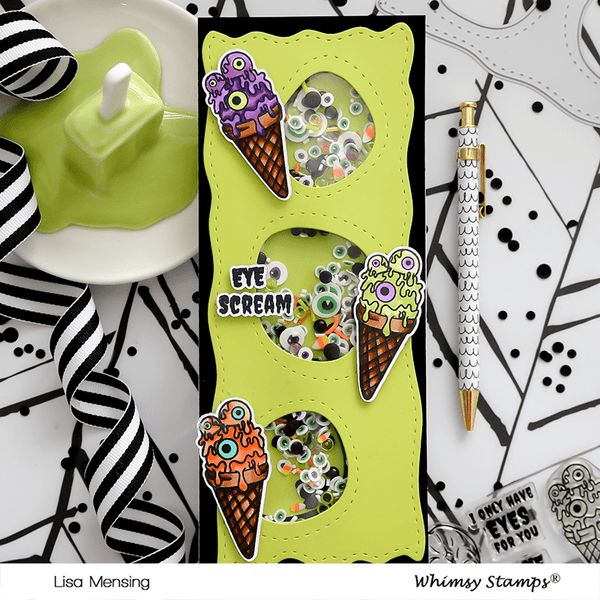 Eye Scream Clear Stamps | Whimsy Stamps