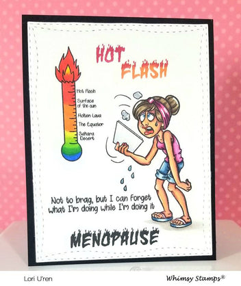 Menopause Clear Stamps | Whimsy Stamps