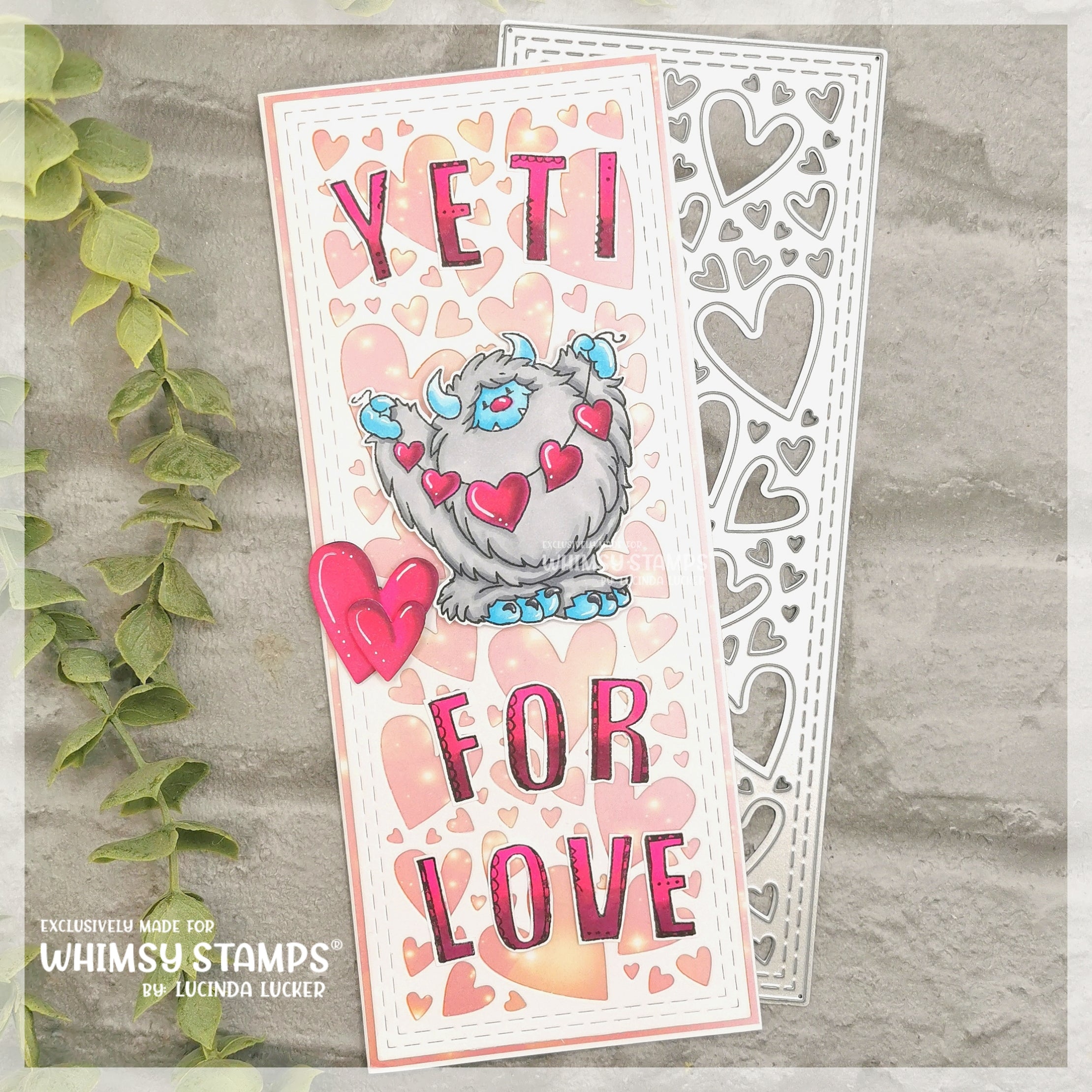 Yeti for Love Clear Stamps– Whimsy Stamps