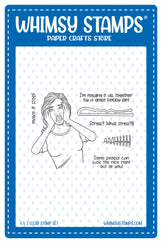 Meme Make It Stop! Clear Stamps | Whimsy Stamps