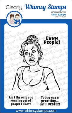 Meme People Clear Stamps | Whimsy Stamps