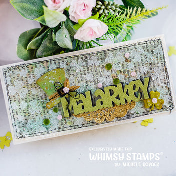 Malarkey Word Die Set | Whimsy Stamps