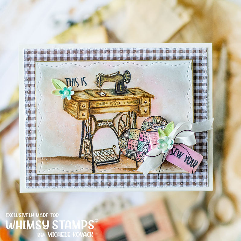 Sew You Clear Stamps– Whimsy Stamps