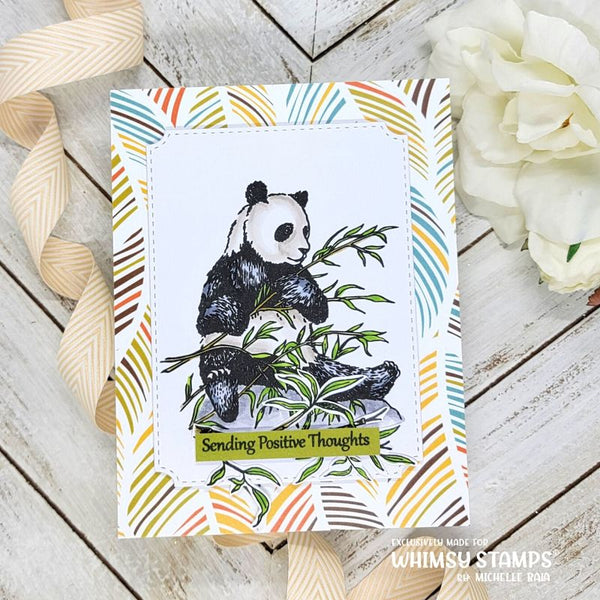 Panda Clear Stamps | Whimsy Stamps
