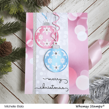 6x6 Paper Pack - Blurry Flurries – Whimsy Stamps