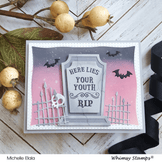 Grave Epitaphs Clear Stamps | Whimsy Stamps