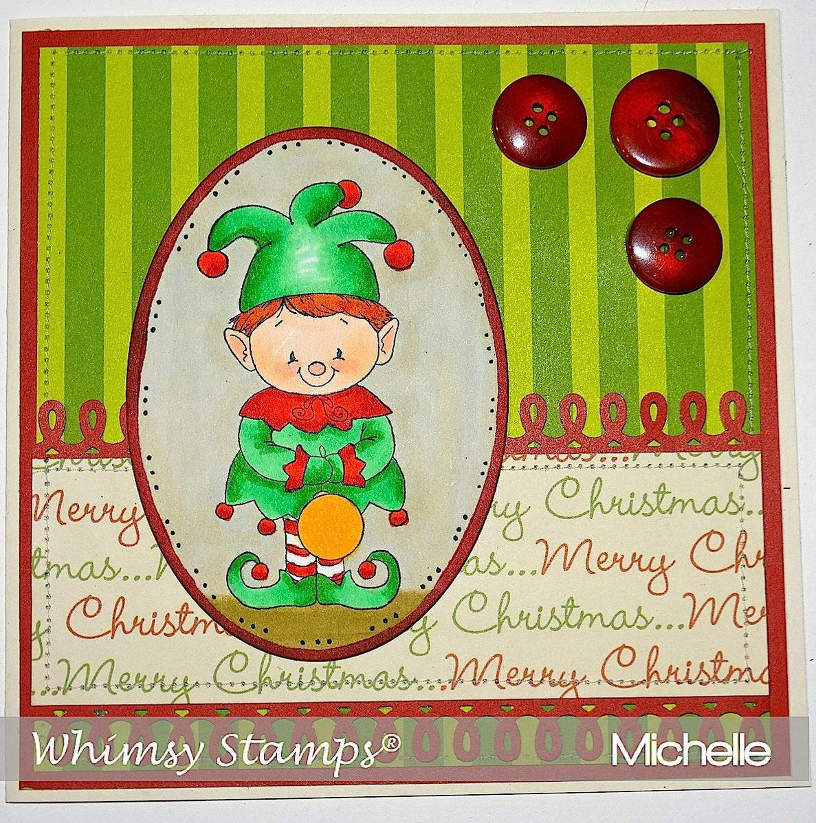 Christmas Elf - Digital Stamp– Whimsy Stamps