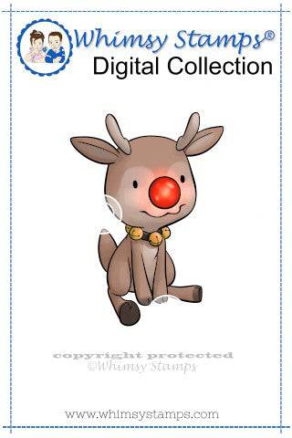 Mini Rudolph - Digital Stamp– Whimsy Stamps