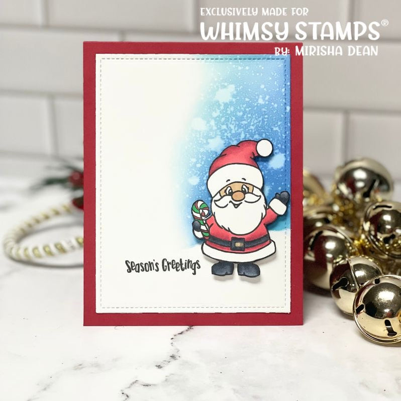 Santa and Friends Clear Stamps– Whimsy Stamps