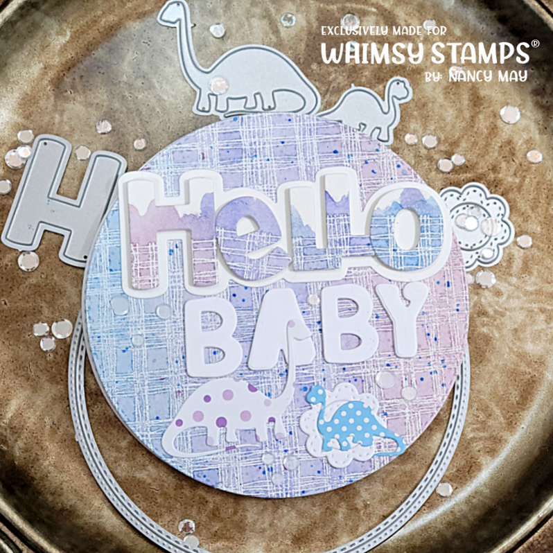 Roar My Baby Saur Die Set– Whimsy Stamps