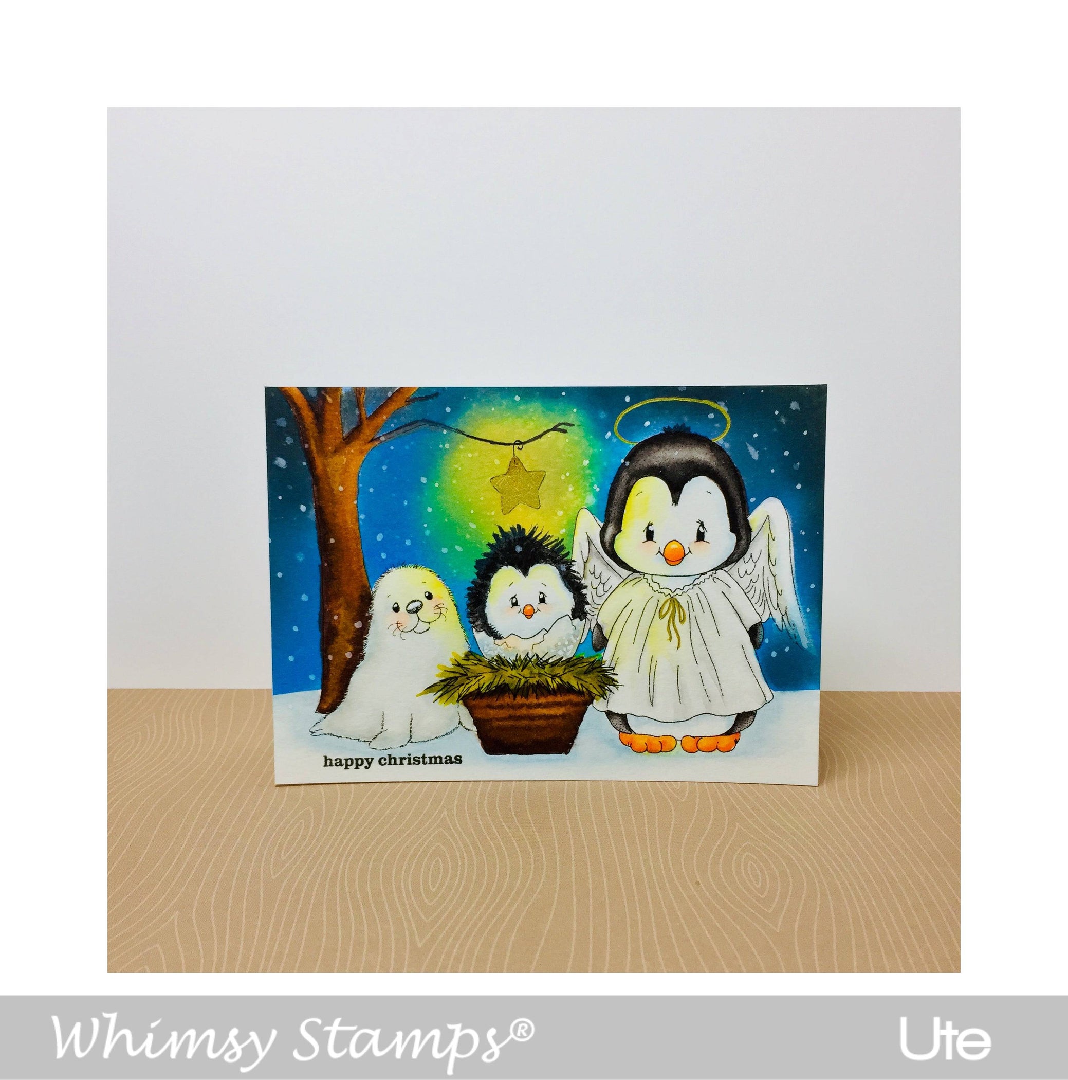 Penguin Nativity - Digital Stamp– Whimsy Stamps