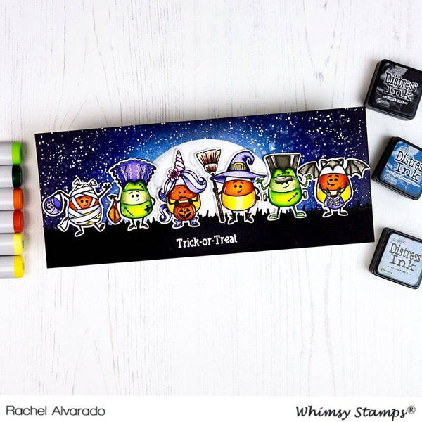 Candy Corn Dress Up Clear Stamps | Whimsy Stamps