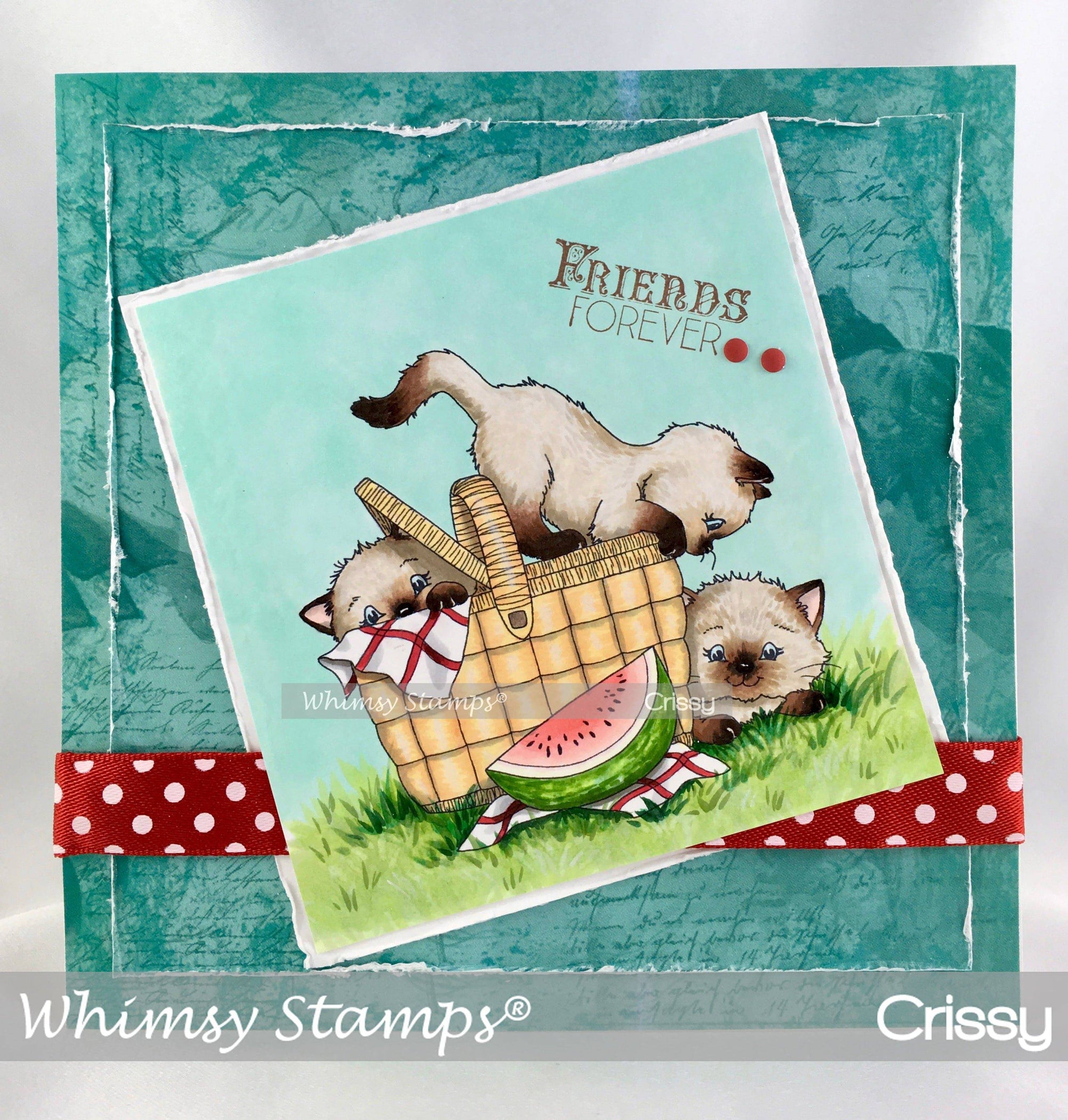 Purr-fect Picnic Cats - Digital Stamp– Whimsy Stamps