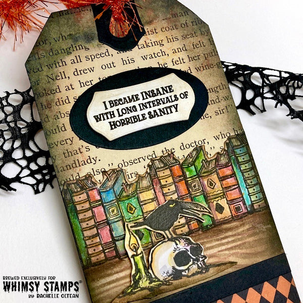 Poe Boy Clear Stamps | Whimsy Stamps
