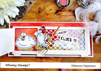 What the Cluck Clear Stamps – Whimsy Stamps