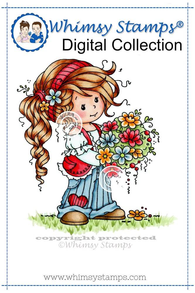 Ruby - Digital Stamp– Whimsy Stamps