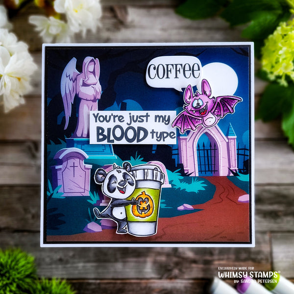 6x6 Paper Pack - Haunted Graveyards | Whimsy Stamps