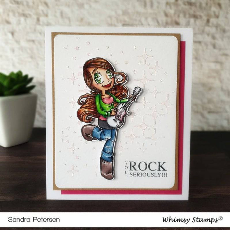 Rocker Mae - Digital Stamp– Whimsy Stamps