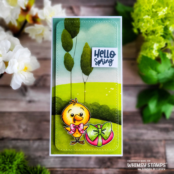 Spring Chicks Clear Stamps | Whimsy Stamps